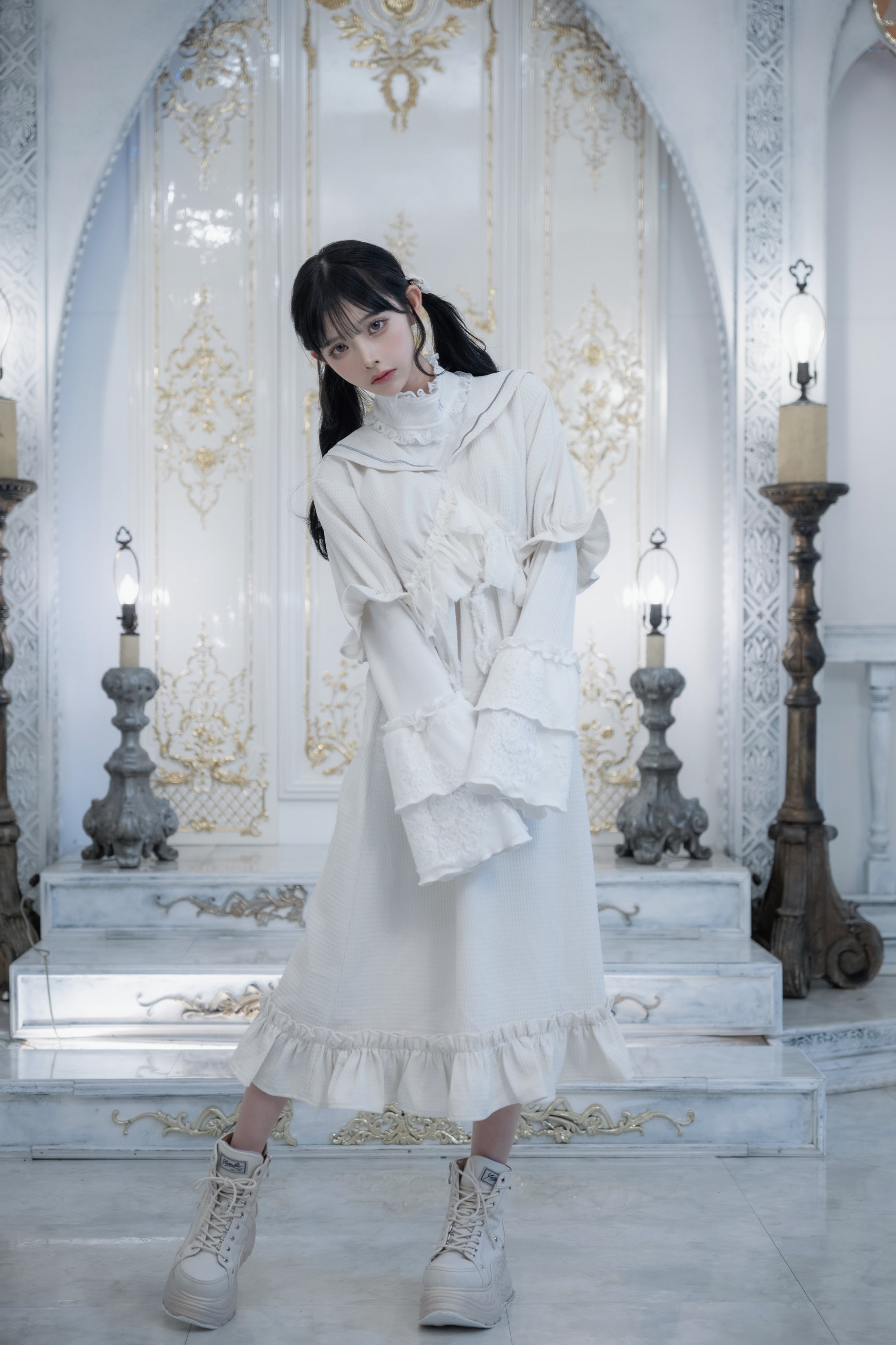 dd sailor onepiece white