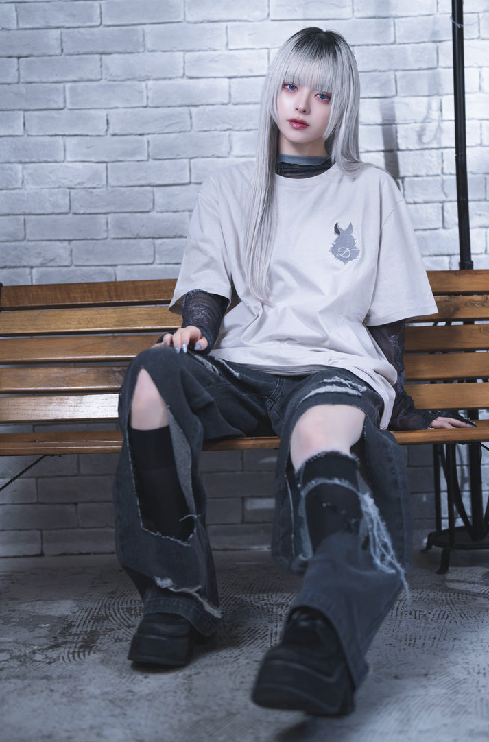 dd rabbit Tee white – dependoll